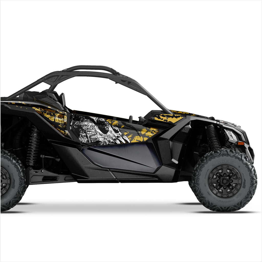 Home SYMBIOTE design stickers for Can-Am Maverick X3 (5)