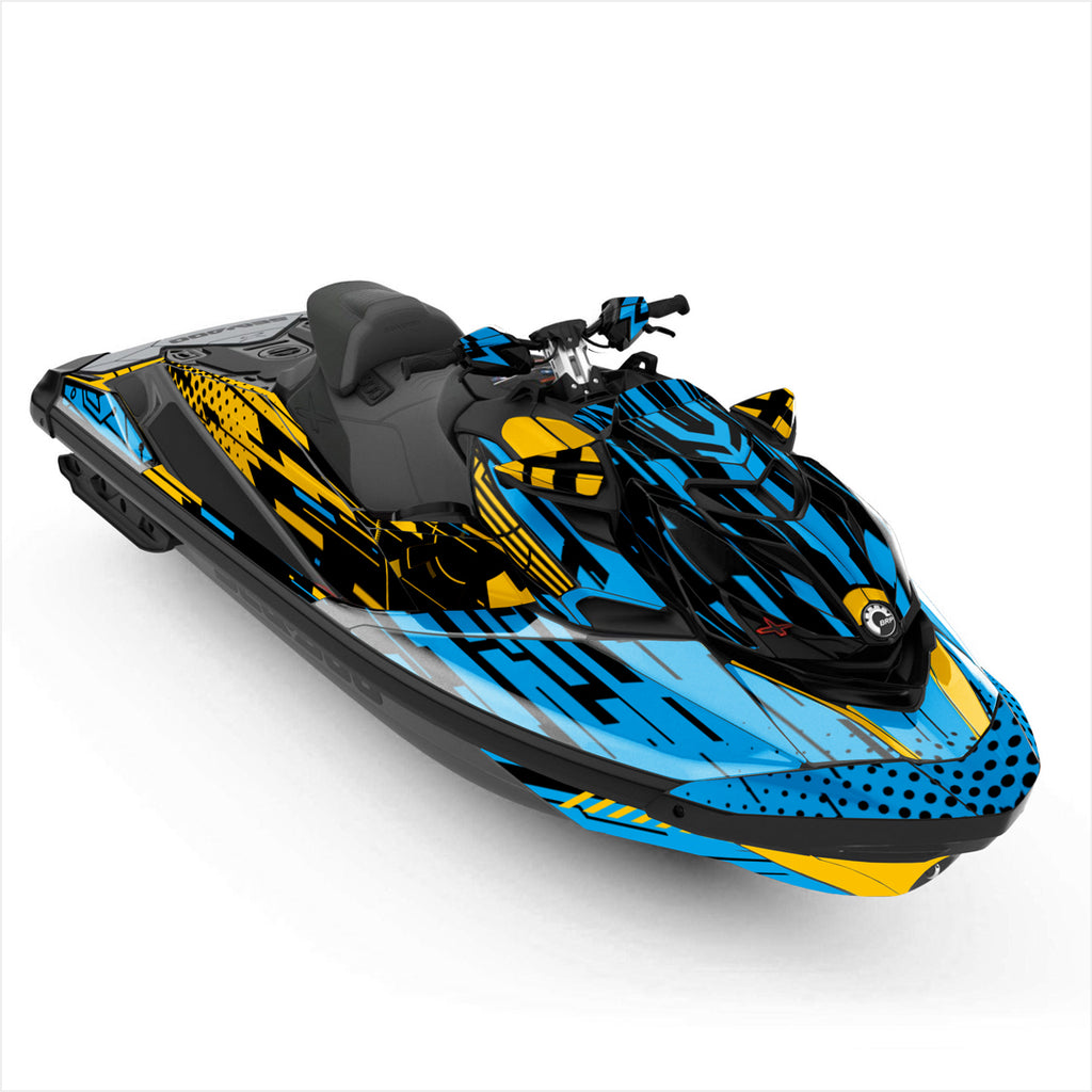 Home CYBER design stickers for Sea-Doo RXP-X (3)