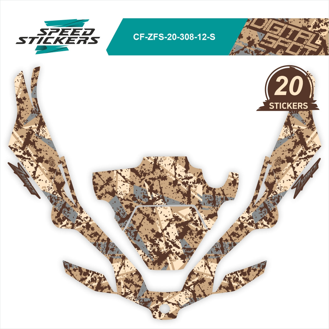 ZFORCE SPORT camo sticker kit